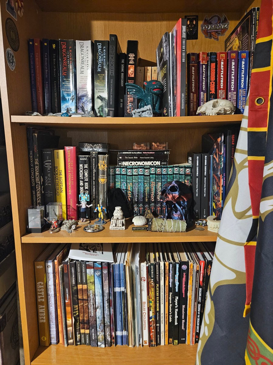 An Ode to the Roleplayer’s Bookshelf – Silverbeard Games